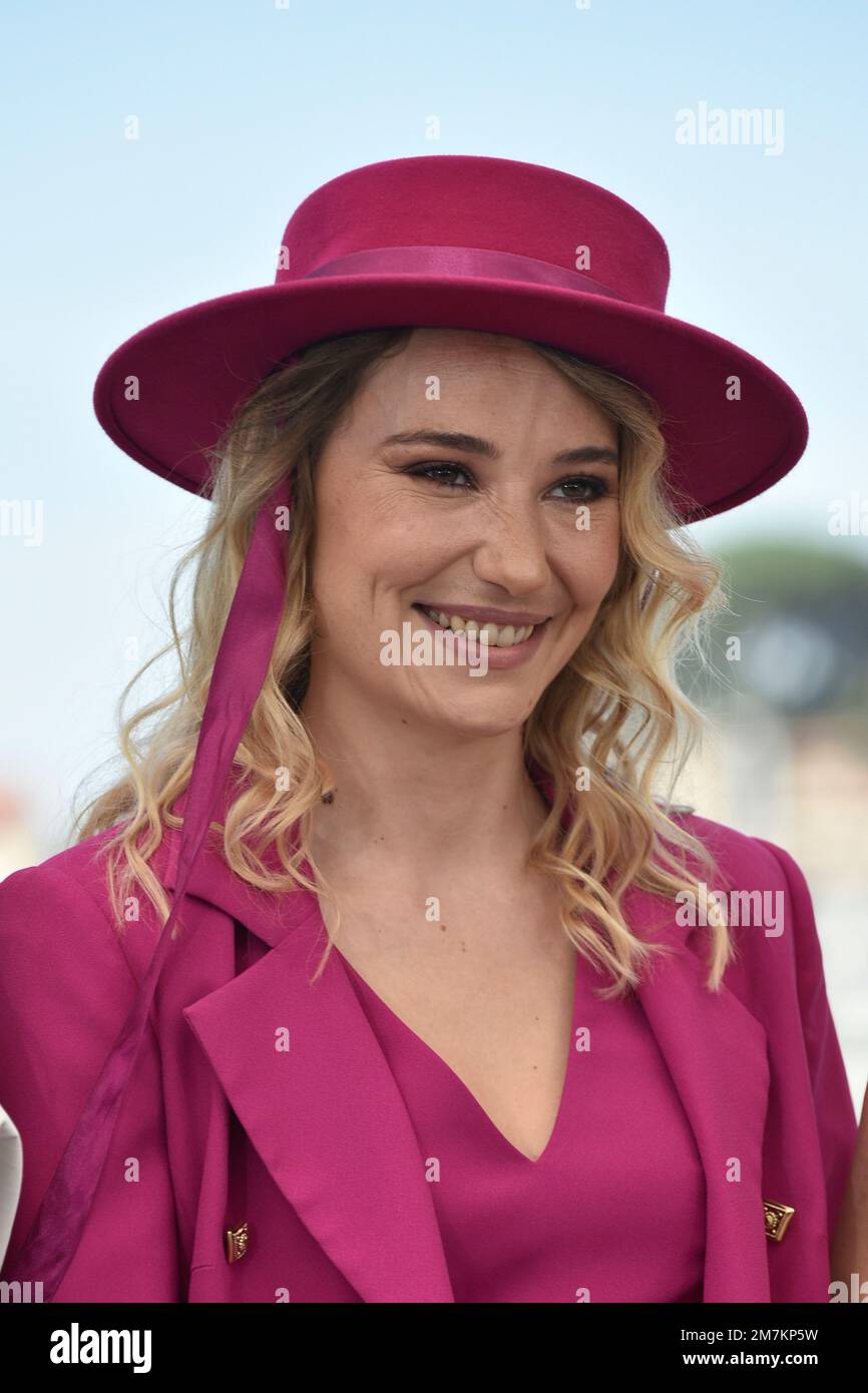 Actress Deborah Francois posing during the photocall of the short film ...
