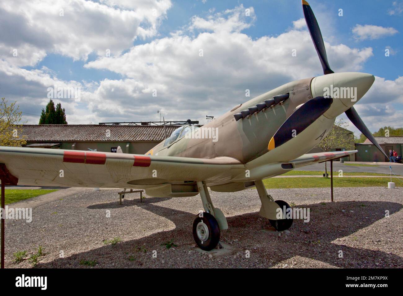 WW2 Spitfire fighter at Elvington York England Stock Photo - Alamy