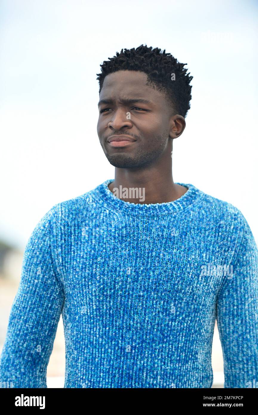 Actor Stephane Bak posing during the photocall of the film “Mother and ...
