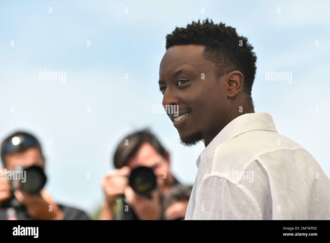 Actor and humorist Ahmed Sylla posing during the photocall of the film ...