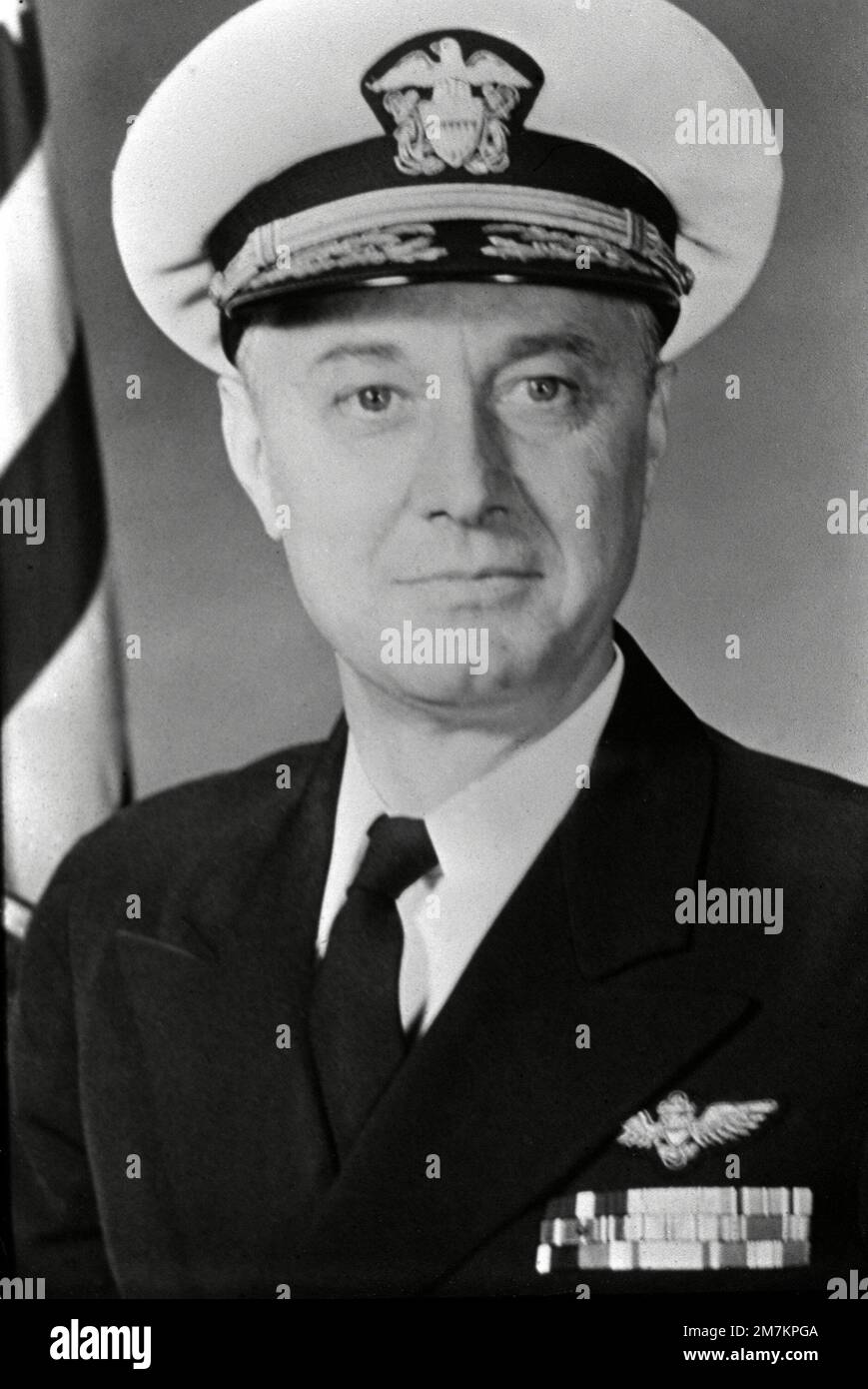 CAPT. Charles T. Booth II, USN (covered) CO, USS RANGER (CV-61) 1957 ...
