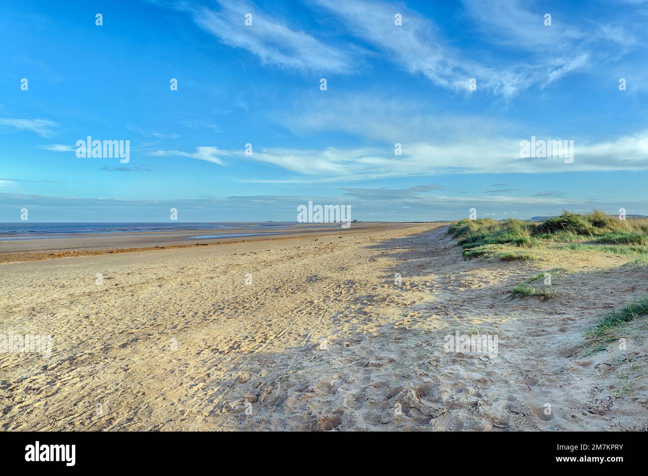 A peaceful day at RSPB Titchwell Marsh, Norfolk, England Stock Photo ...