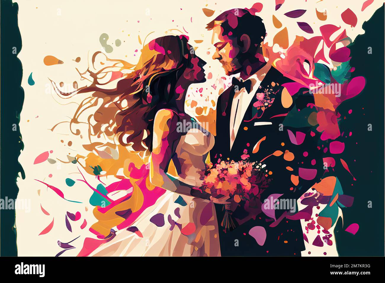 Wedding poster hi-res stock photography and images - Alamy
