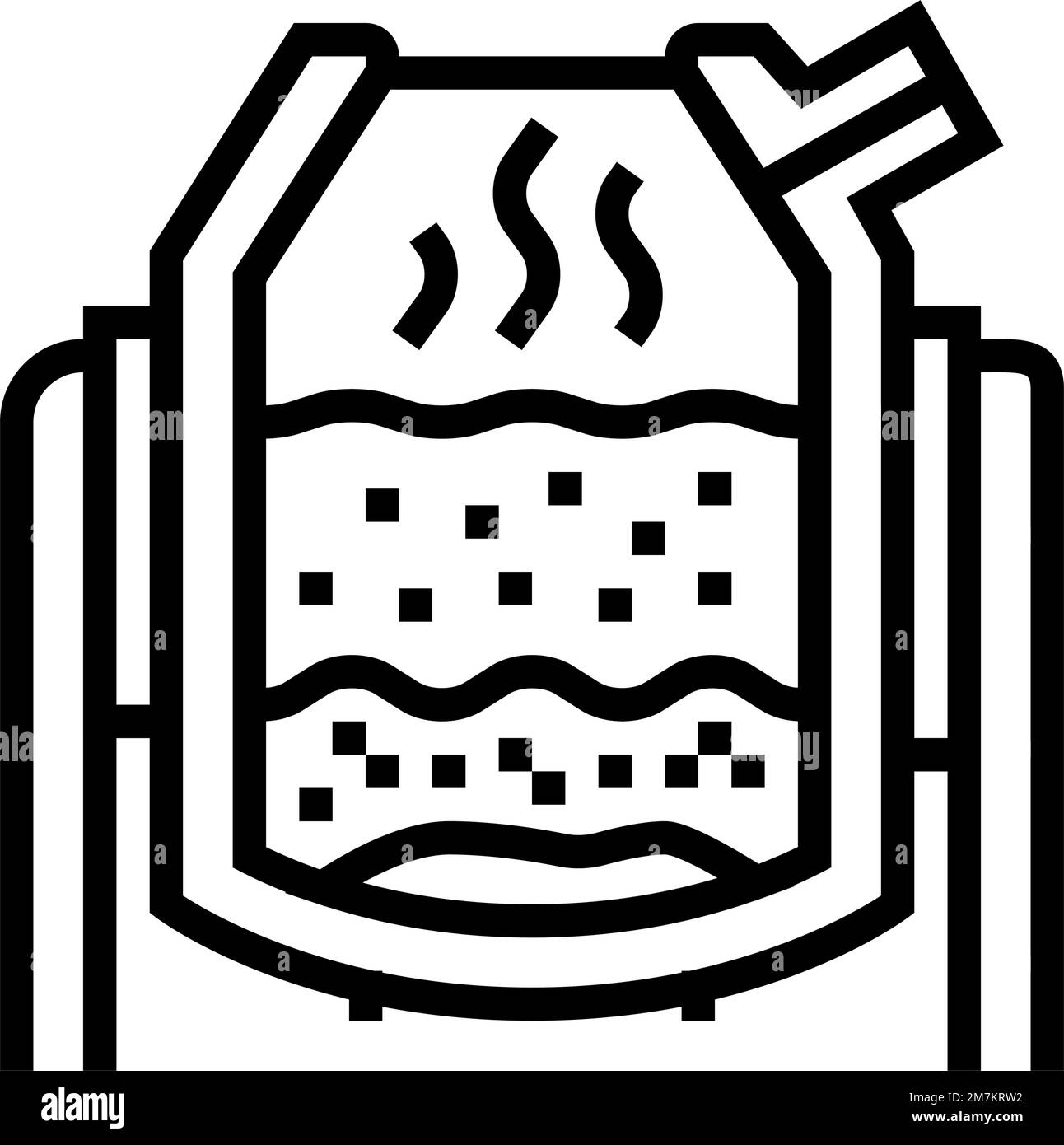 Basic oxygen process Stock Vector Images - Alamy