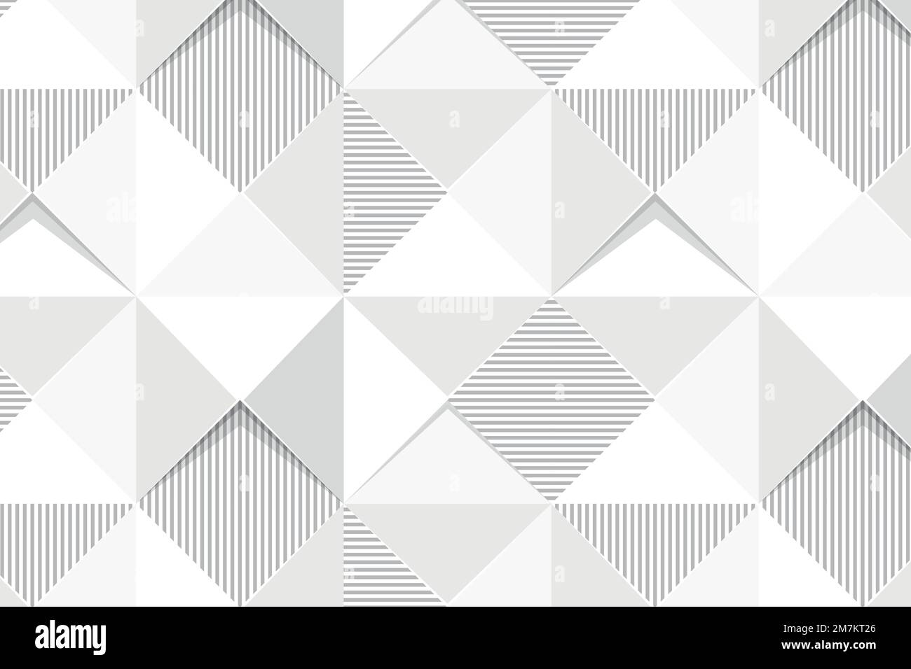 Seamless white geometric triangle patterned background design resource ...