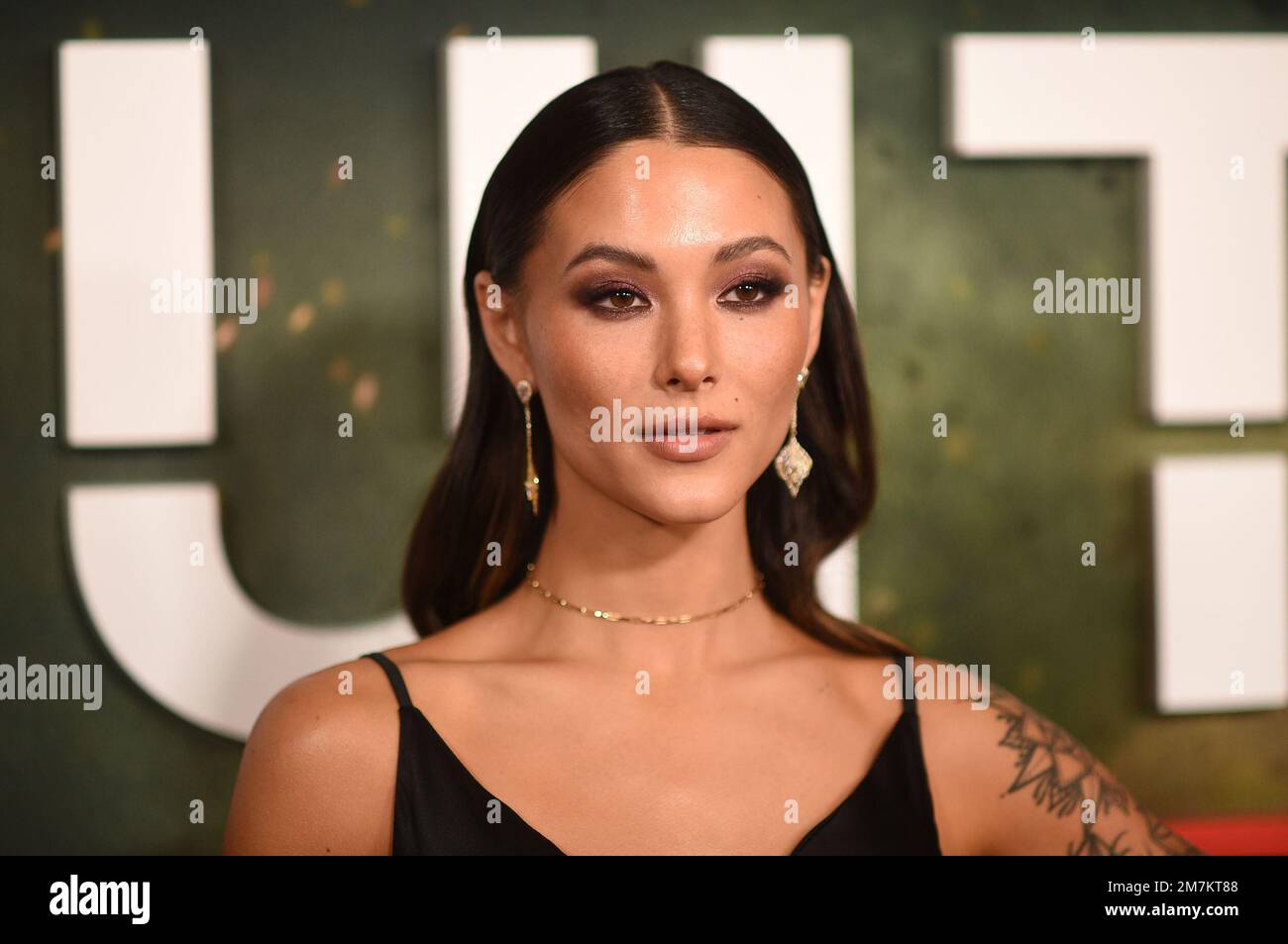 Fivel Stewart arrives at the world premiere of "The Recruit" on ...