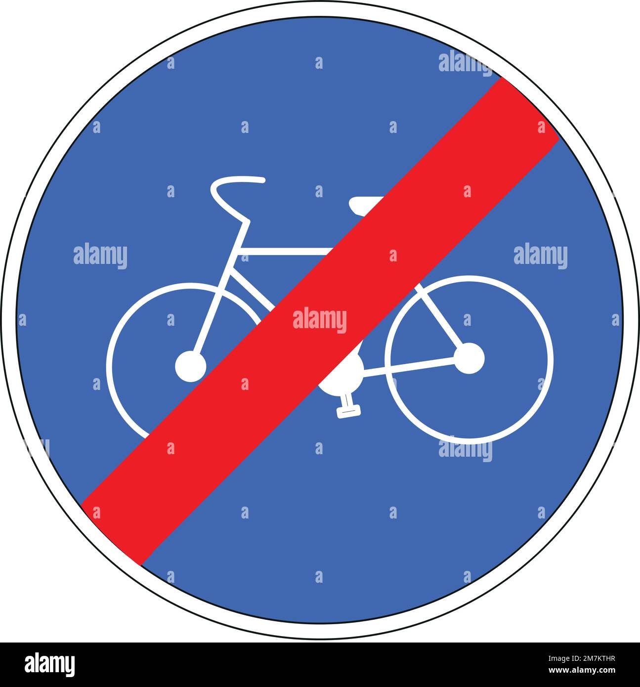 Panneau de fin de cycle Stock Vector Images - Alamy Panneau de fin de cycle Stock Vector Images - Alamy
