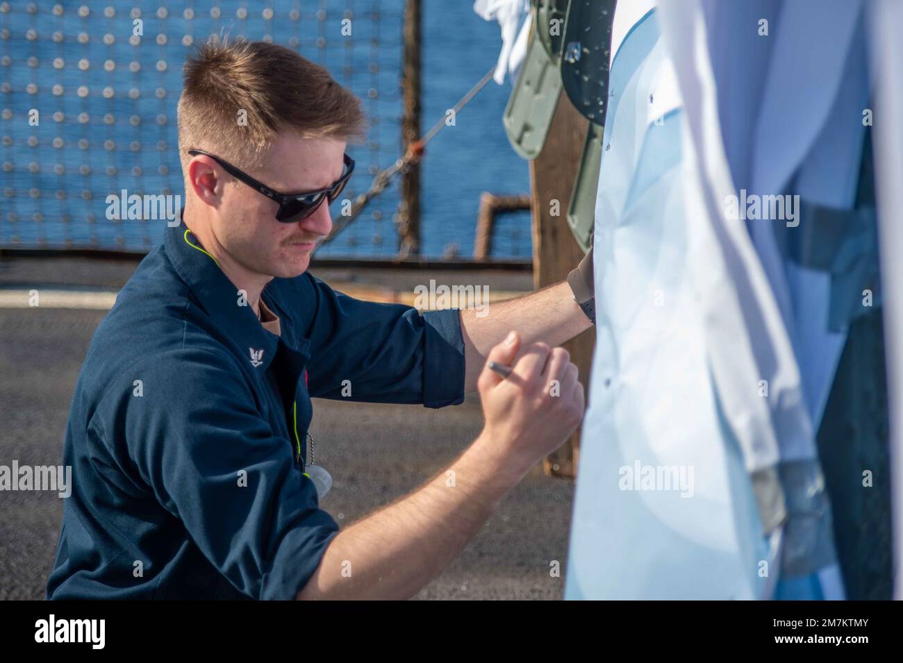 220510-N-UP745-1170 CENTRAL MEDITERRANEAN SEA (May 10, 2022) Fire ...