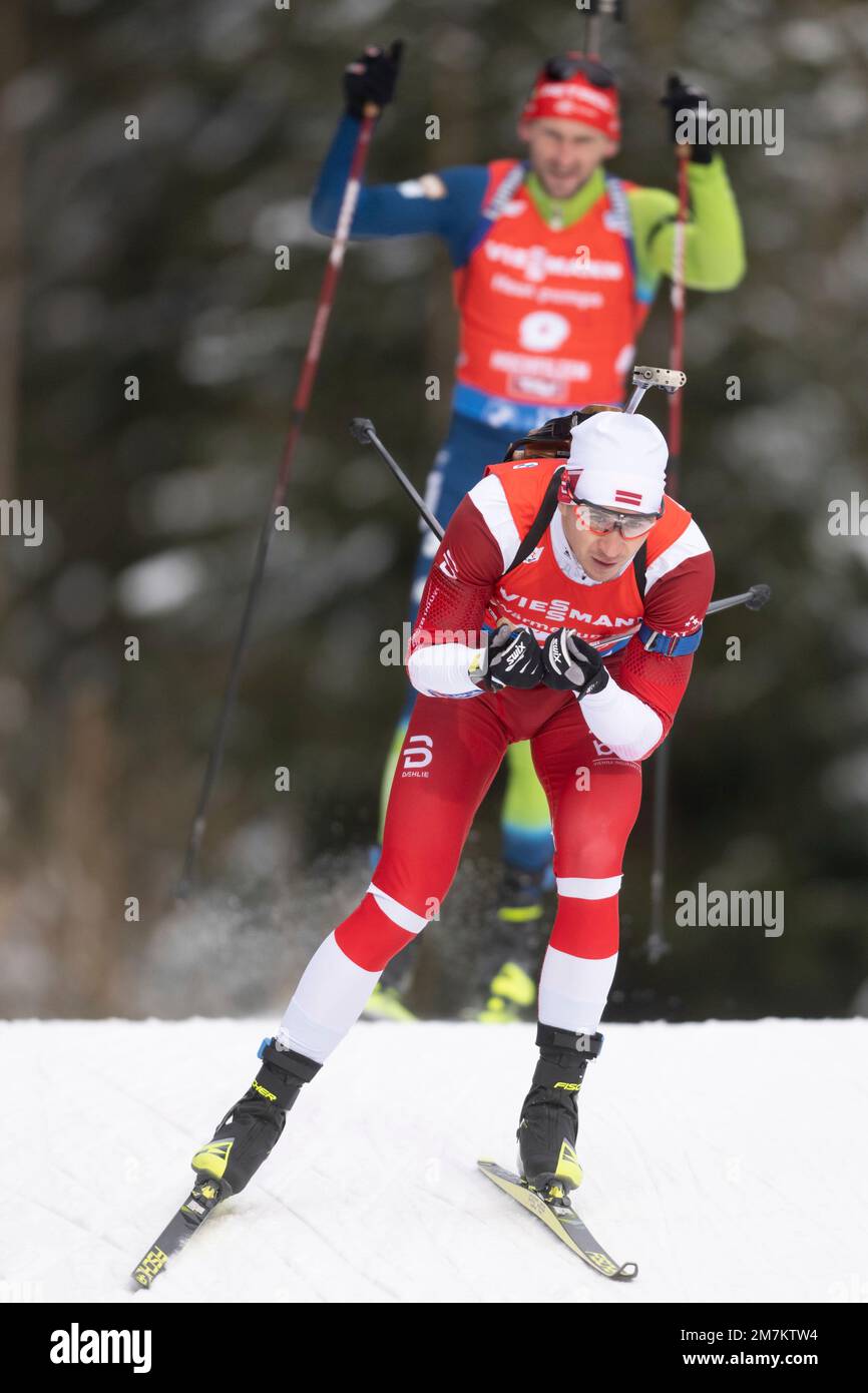Andrejs Rastorgujevs of Latvia of Norway during the men's 10km sprint ...