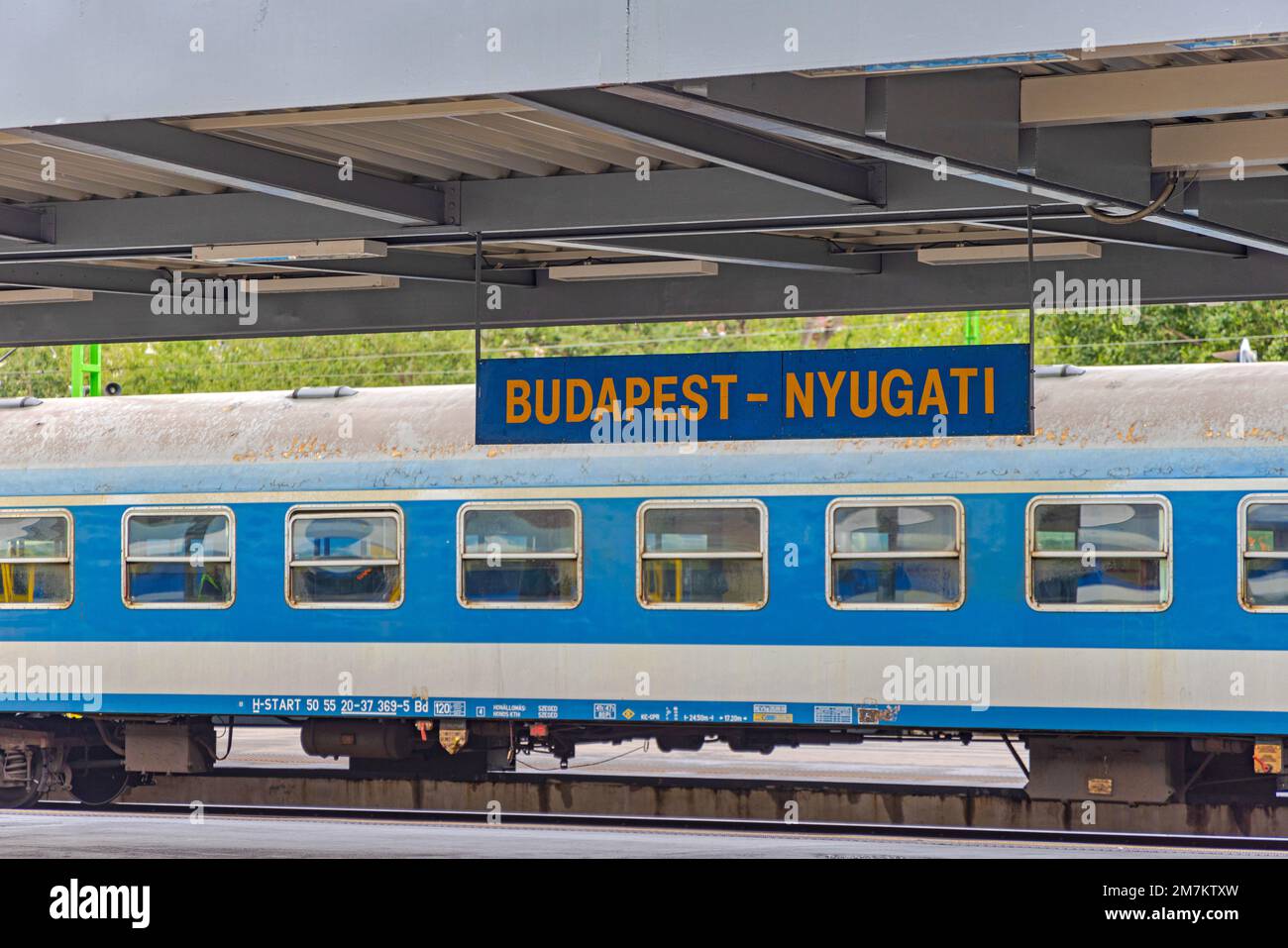 Budapest, Hungary - July 31, 2022: Train Station Sign Board Budapest ...