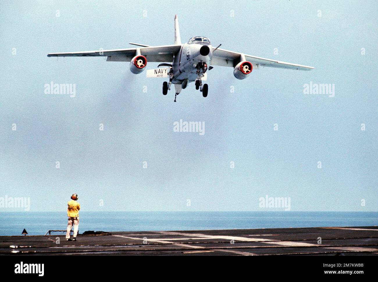 A Tactical Electronic Warfare Squadron 132 (VAQ-132) A-3D Skywarrior ...