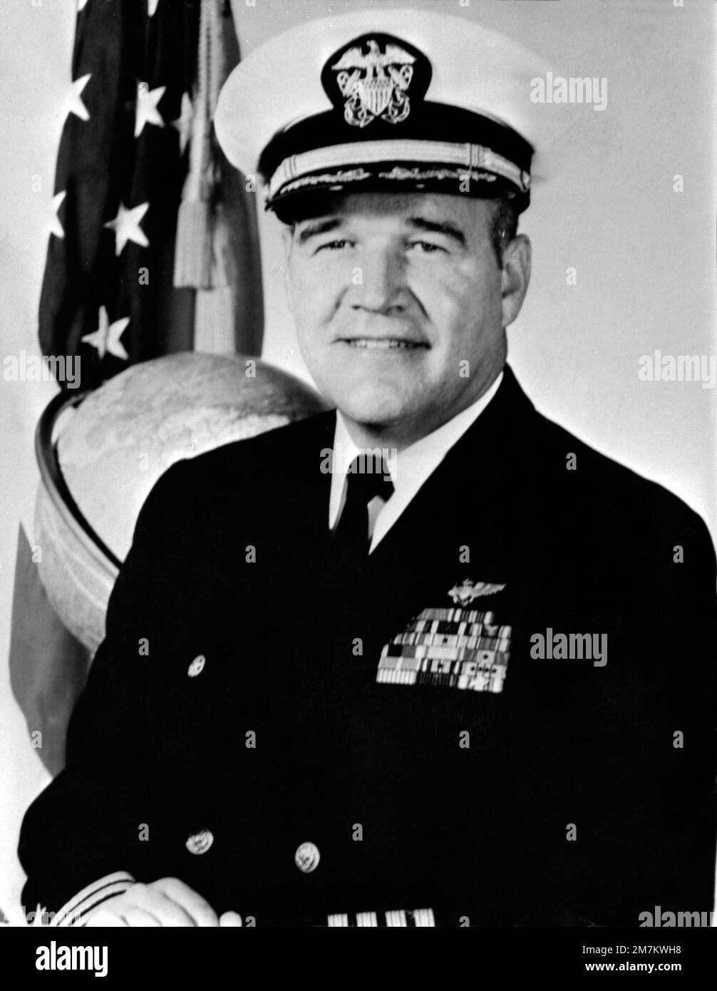 CAPT. Hank P. Glindeman Jr., USN (covered) CO, USS RANGER (CV-61), 1971 ...
