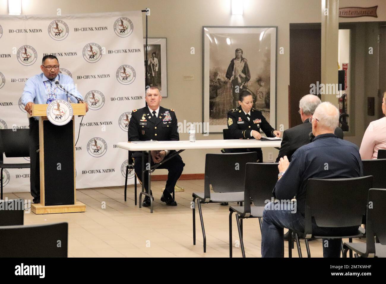 A scene is shown May 10, 2022, of a special signing ceremony for a ...