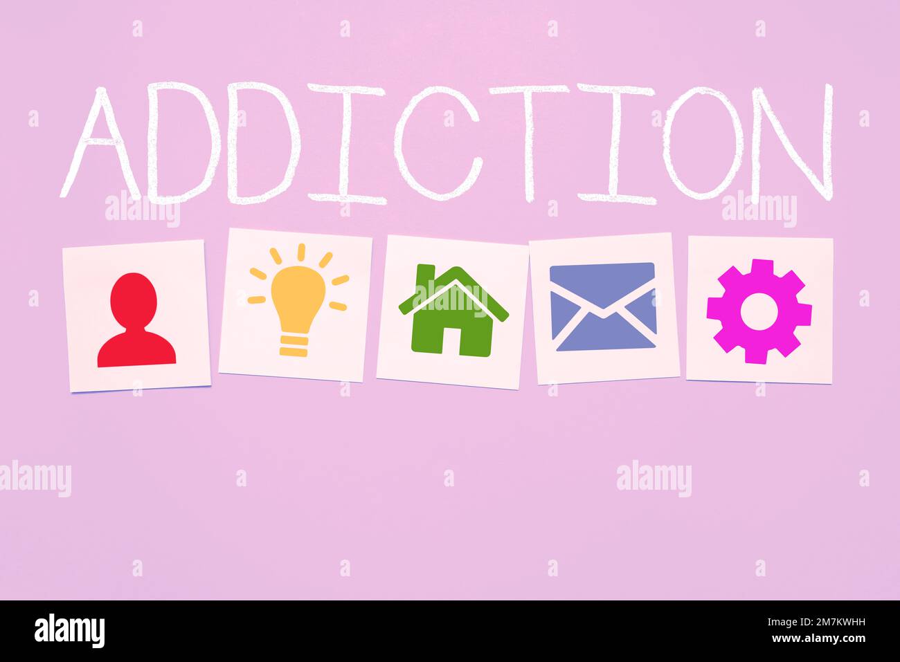 Conceptual display Addiction, Concept meaning condition of being ...