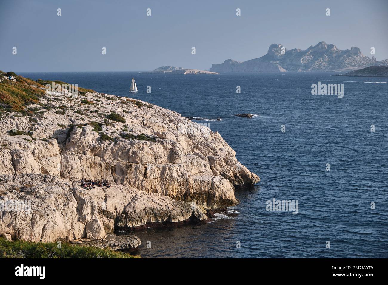 Marseille (south-eastern France): coastal landscape along the ...