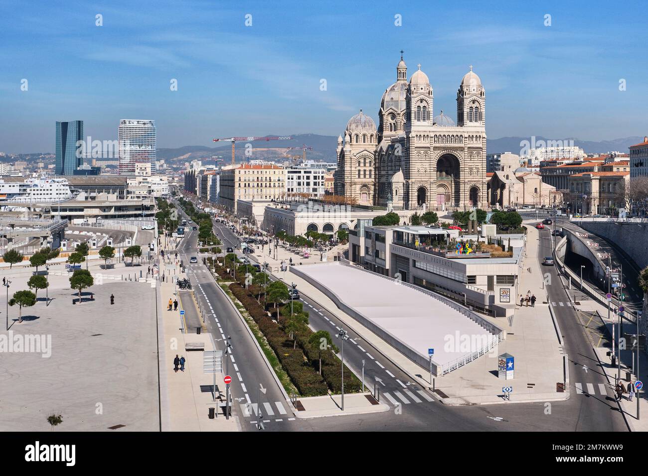 Marseille (south-eastern France): Marseille Cathedral (“Cathedrale ...