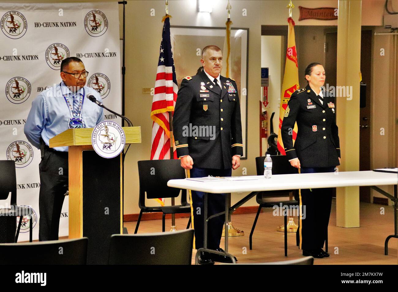 A scene is shown May 10, 2022, of a special signing ceremony for a ...