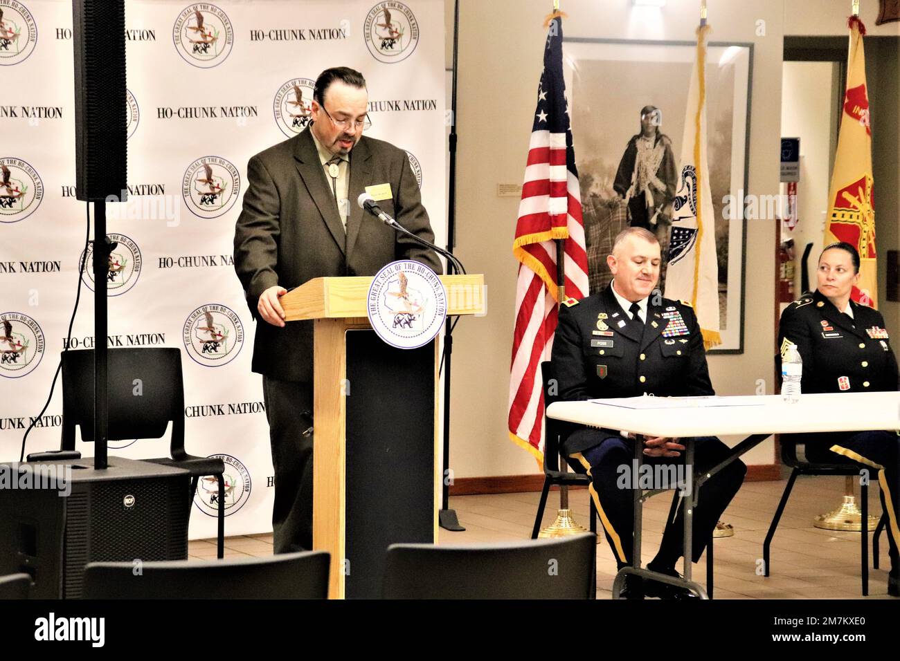 A scene is shown May 10, 2022, of a special signing ceremony for a ...