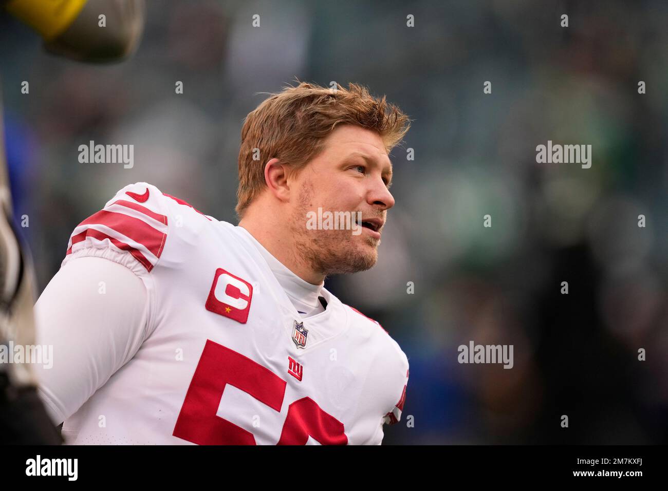 New York Giants long snapper Casey Kreiter in action before an NFL ...