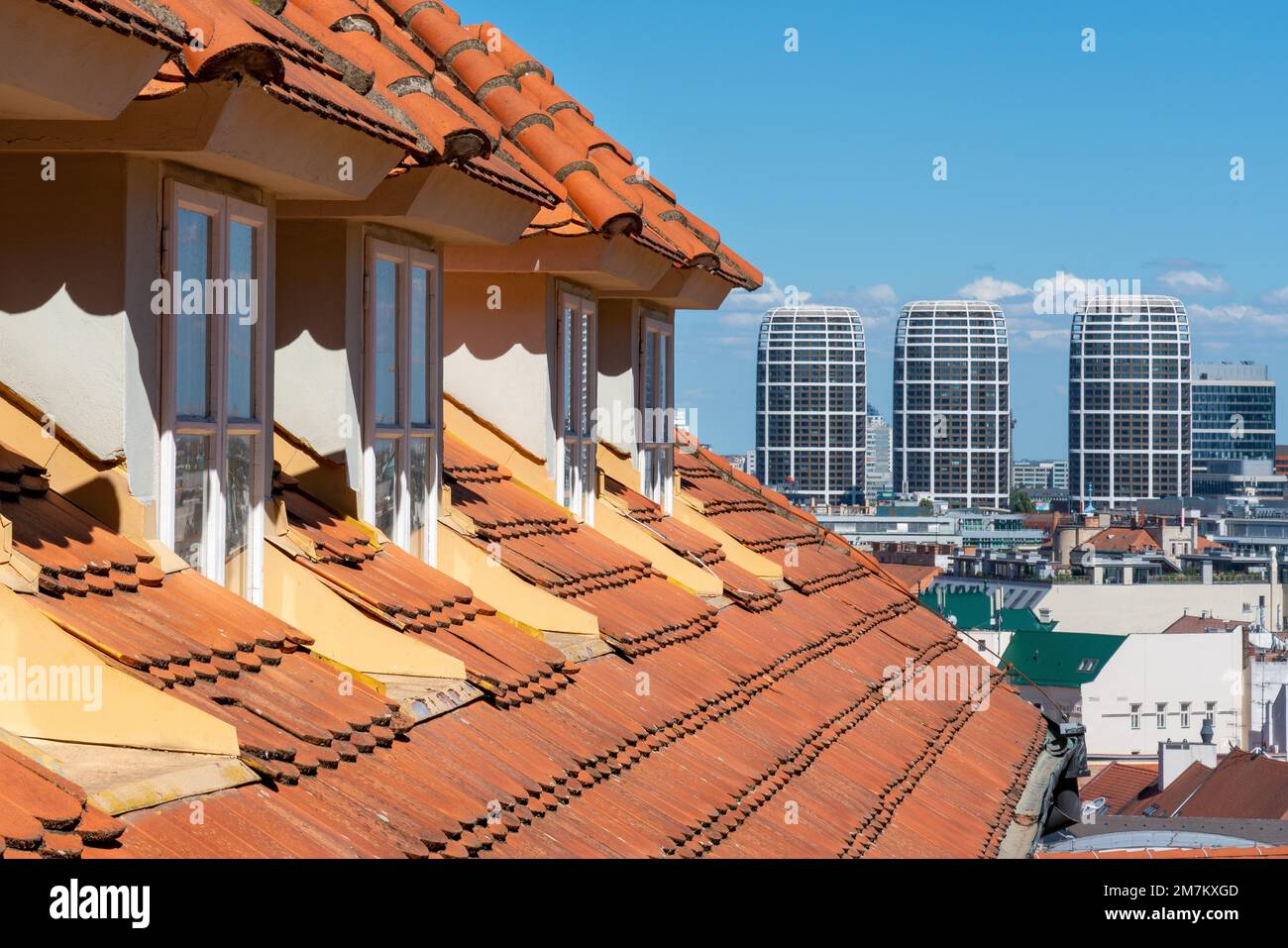 Old dormer windows hi-res stock photography and images - Alamy