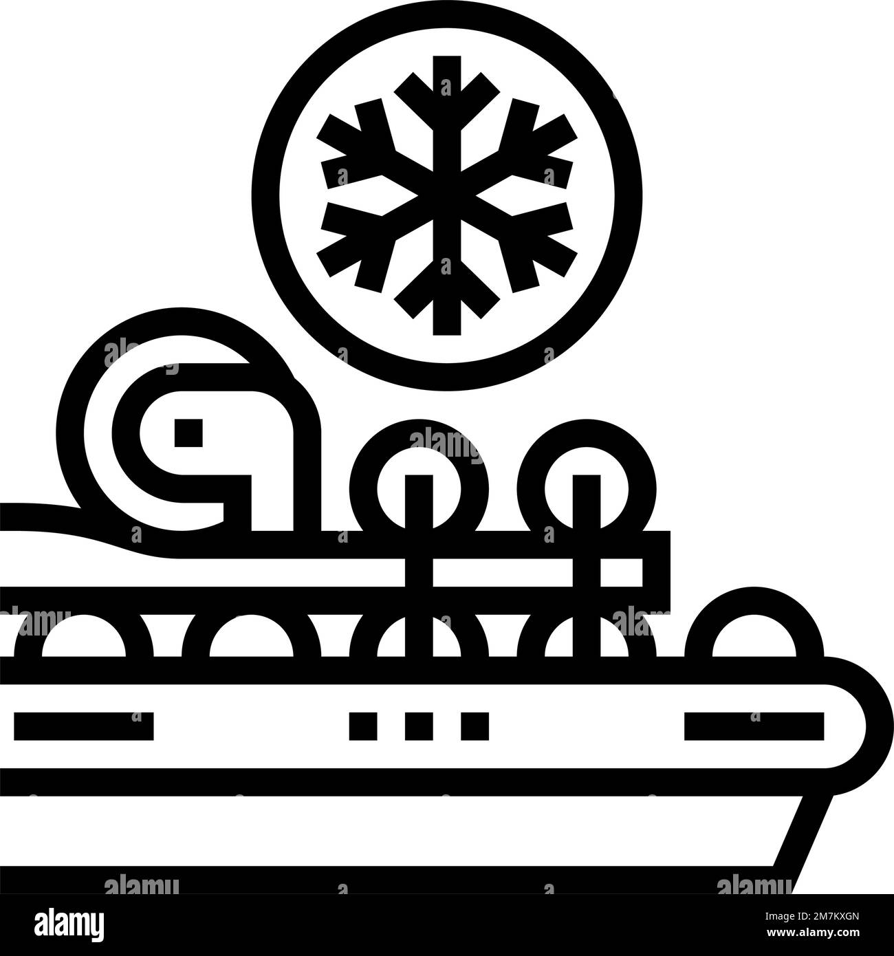 cold rolling steel production line icon vector illustration Stock ...