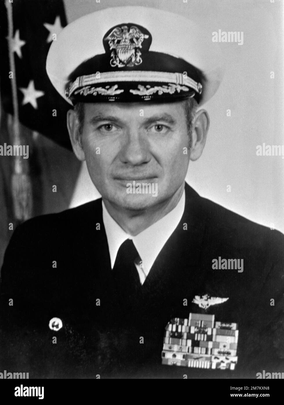 CAPT. Arthur E. Hill, USN (covered) CO, USS RANGER (CV-61), 1973-1974 ...