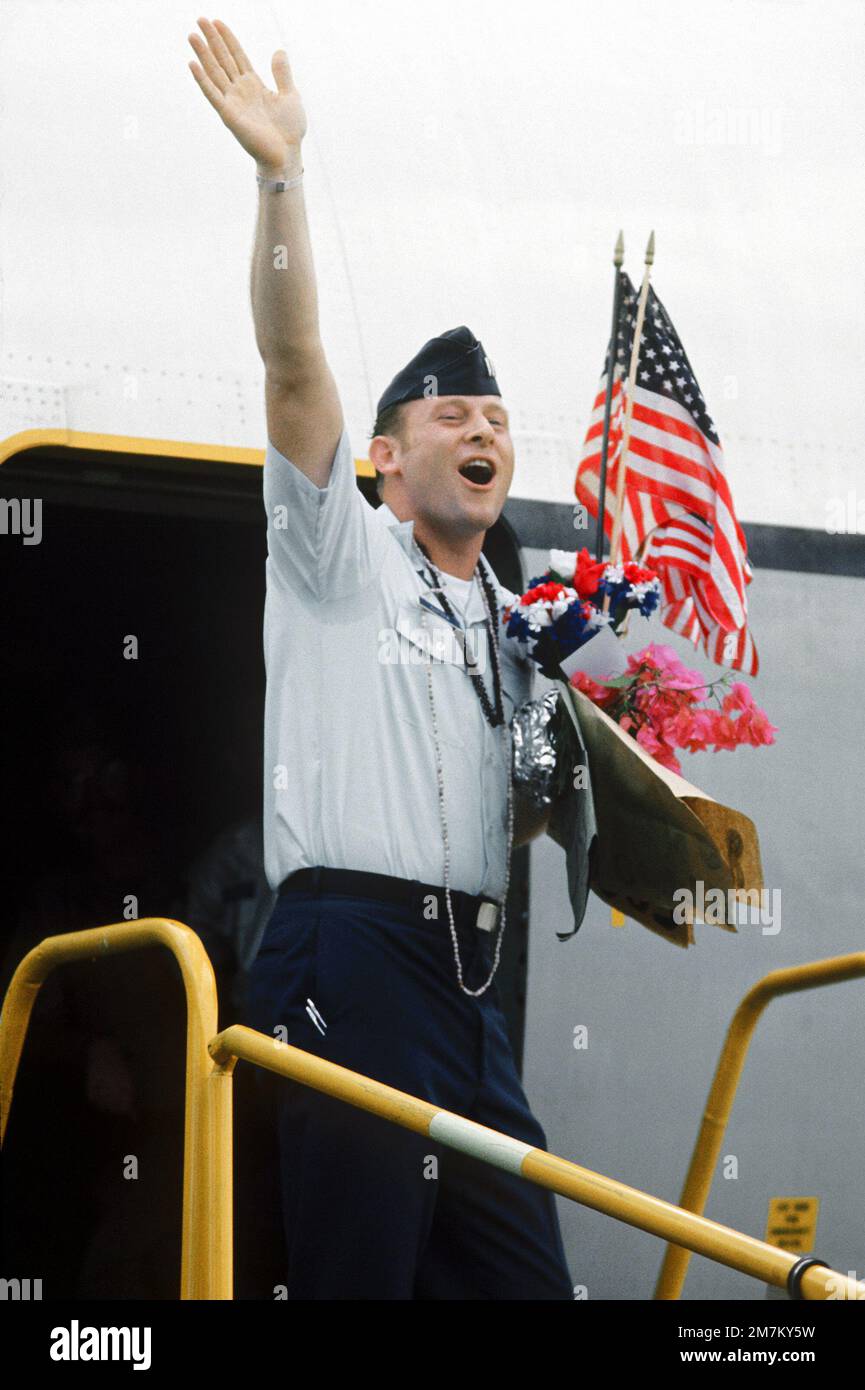 CPT James D. Cutter, recently released from a prisoner of war camp ...