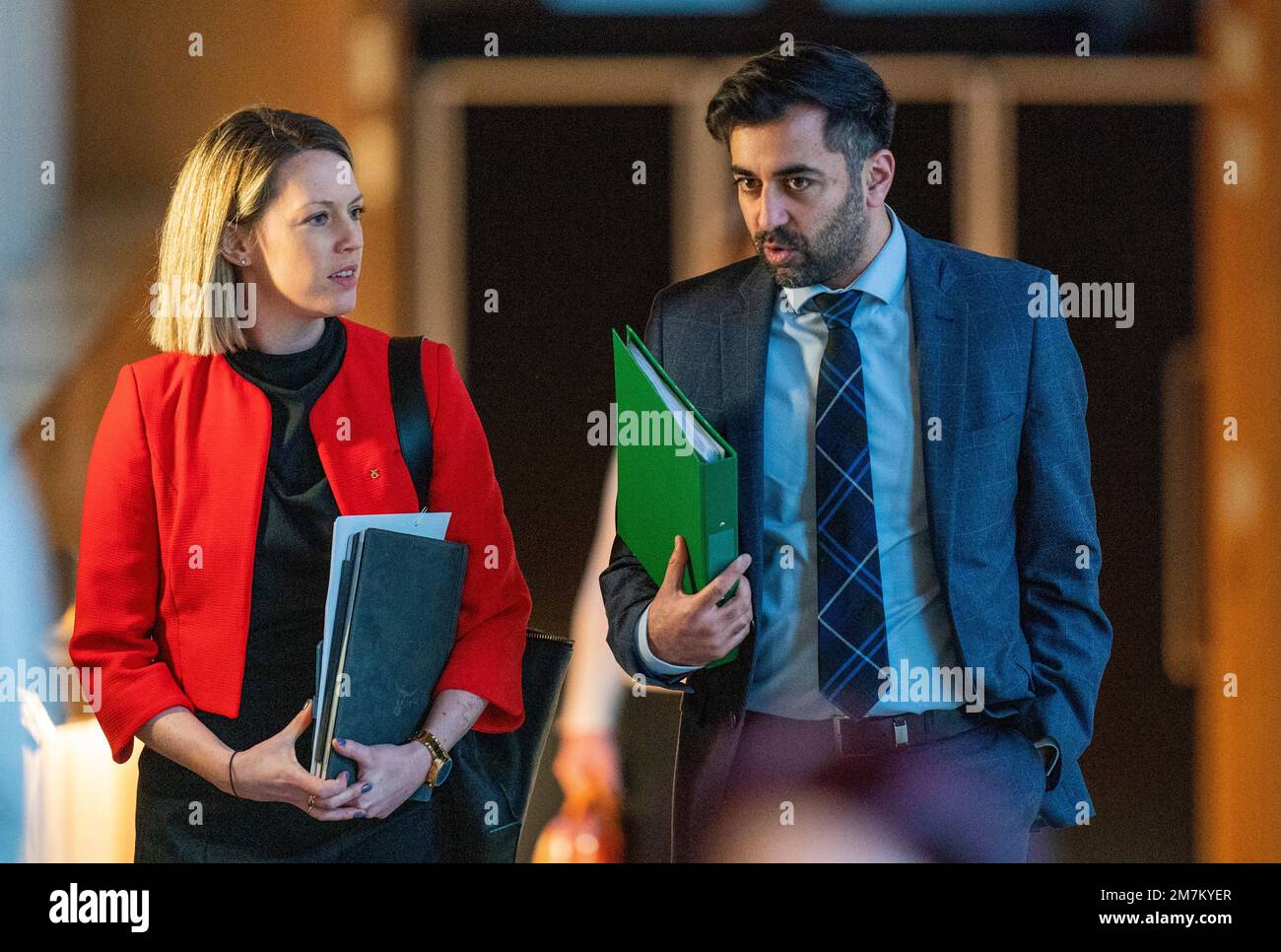 Scottish Cabinet Secretary for Health and Social Care Humza Yousaf ...