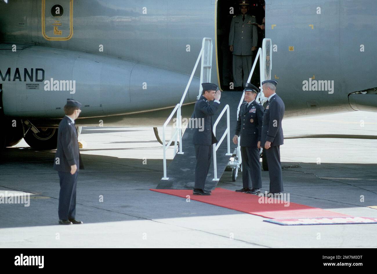 Former POW and U.S. Air Force LCOL George Robert Hall salutes and is ...