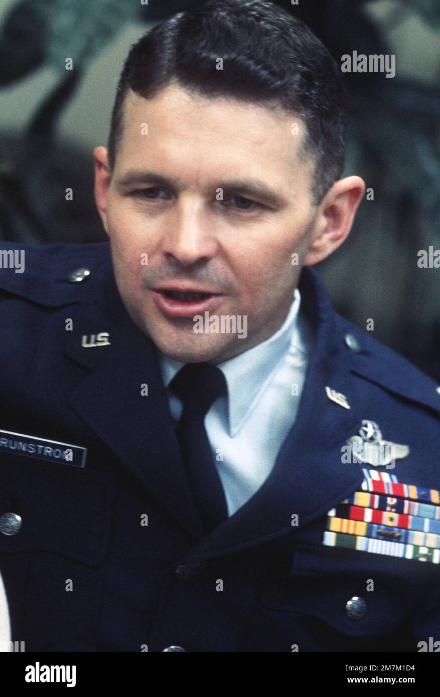 Former POW and U.S. Air Force LCOL Alan Leslie Brunstrom. LCOL ...