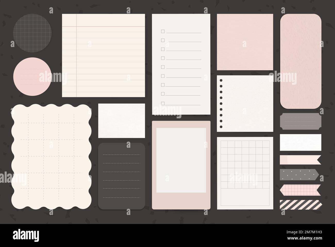 Notepad vector hi-res stock photography and images - Alamy