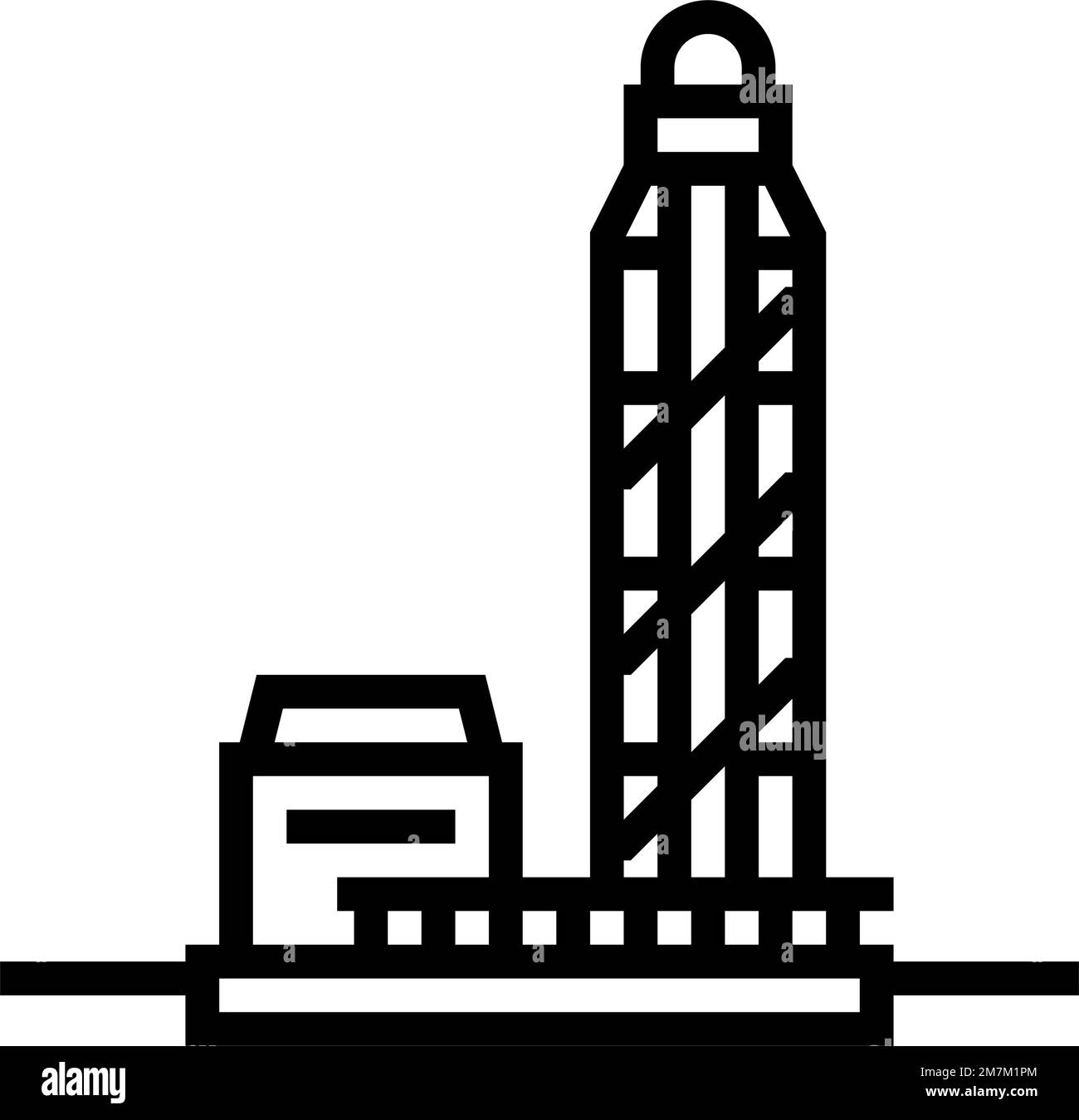 core drilling steel production line icon vector illustration Stock ...