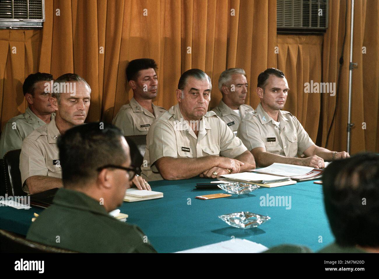 The U.S. military delegates at the Four Party Joint Military conference ...