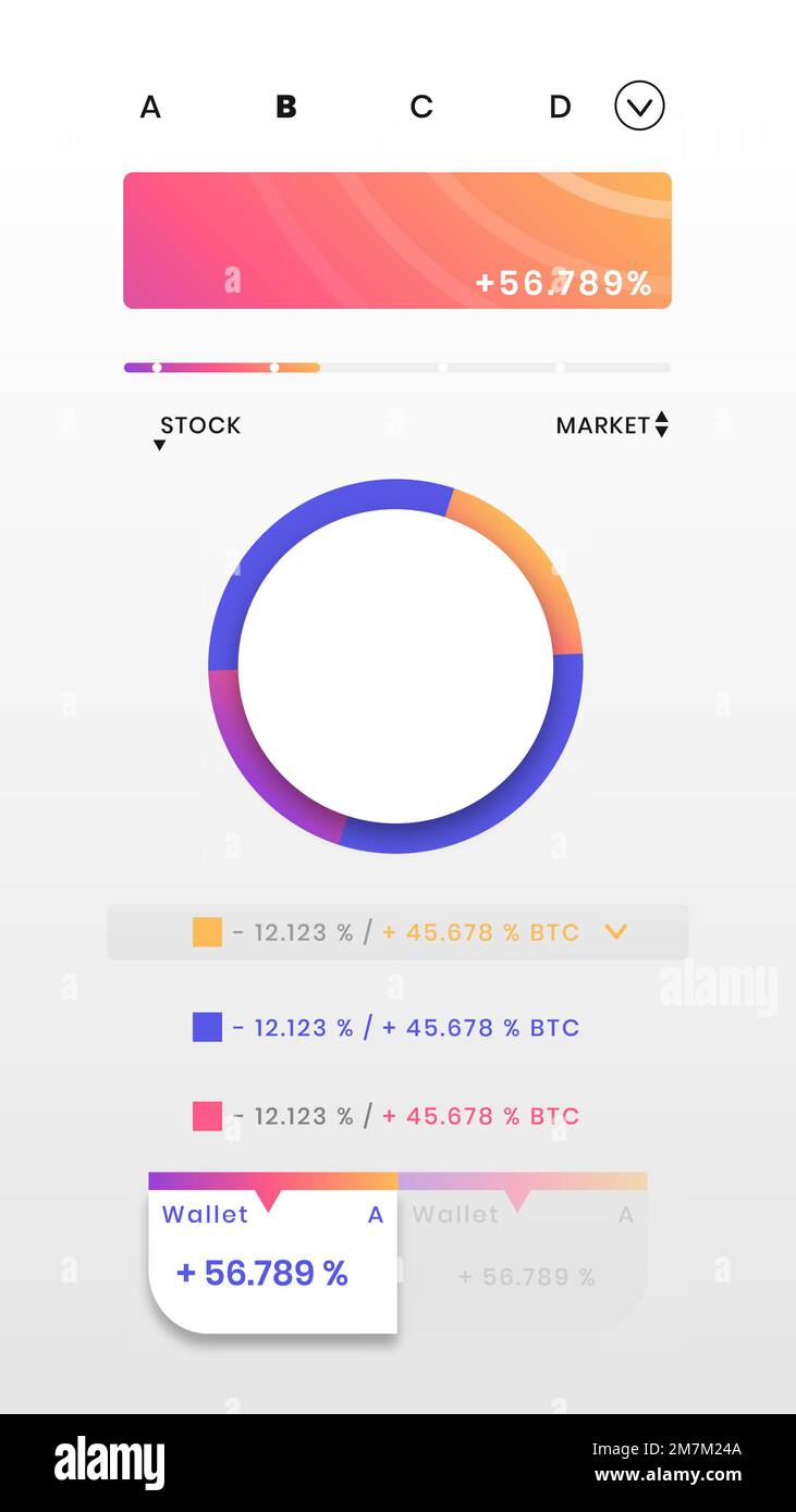 Personal stock portfolio application vector Stock Vector Image & Art - Alamy