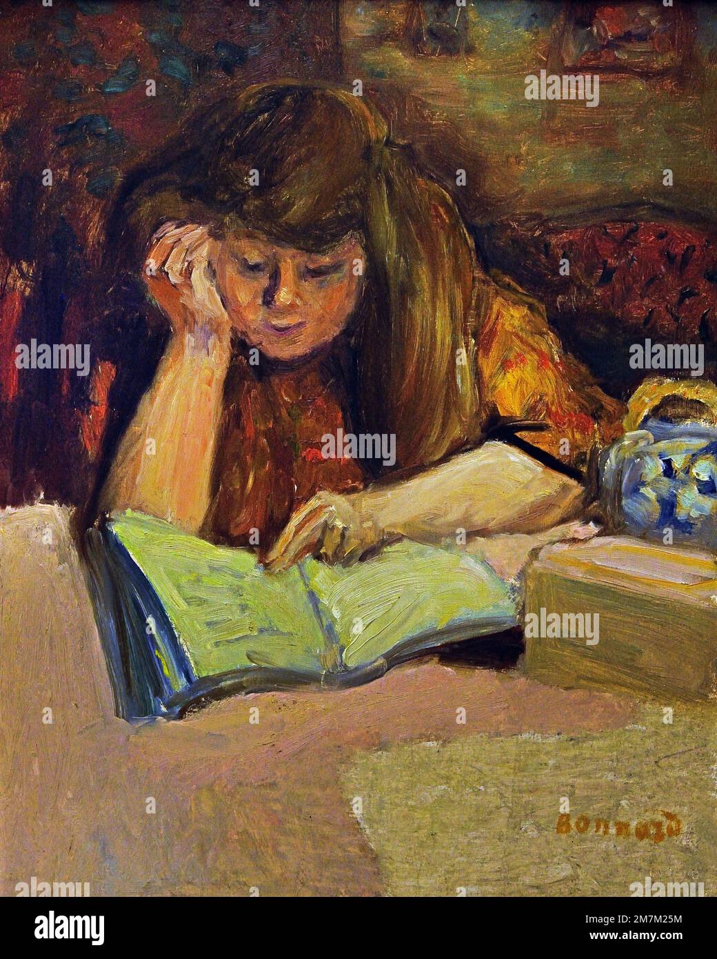 Liseuse accoudée hi-res stock photography and images - Alamy