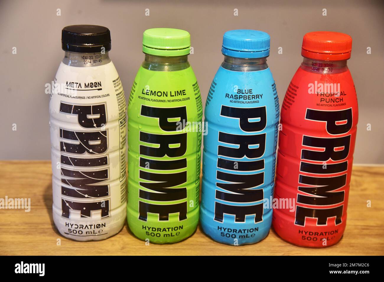 PRIME hydration soft drink by YouTube stars KSI and Logan Paul. The ...