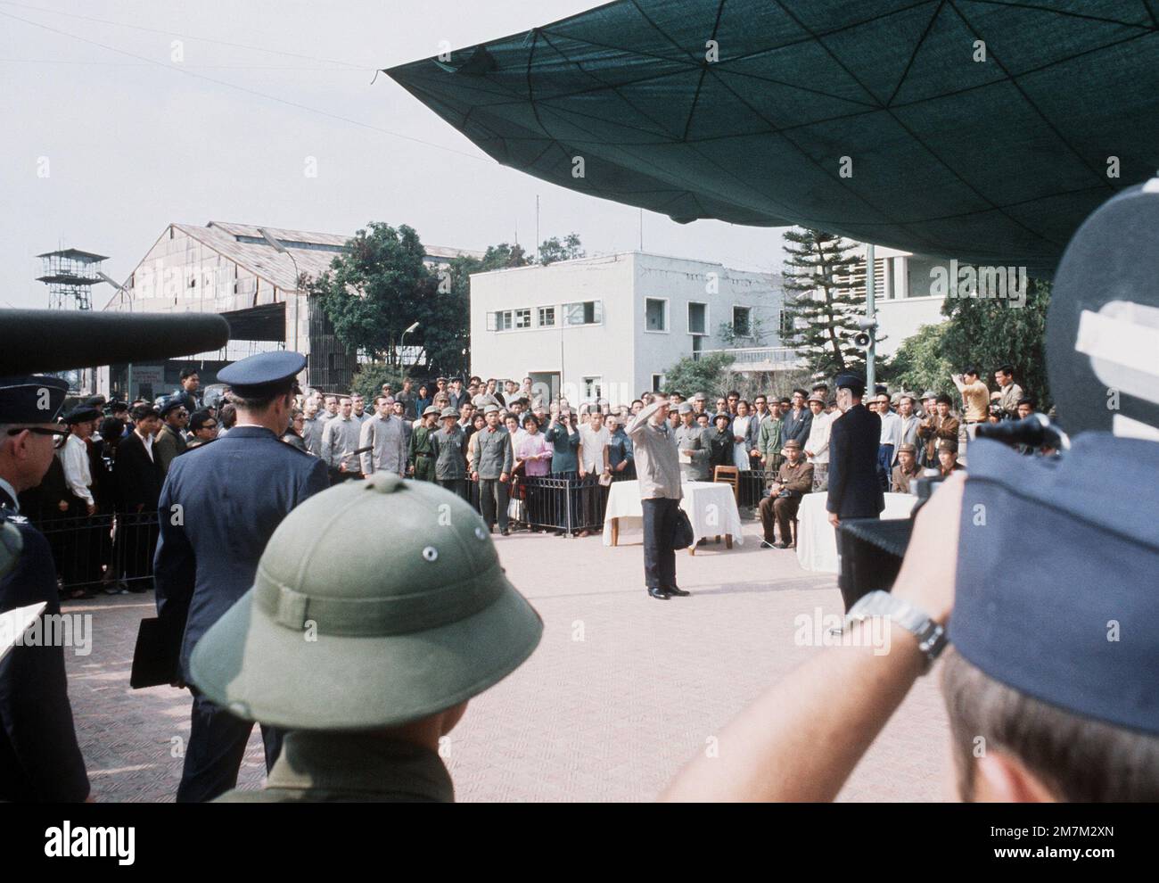 At Gia Lan Airport, surrounded by North Vietnamese and American ...