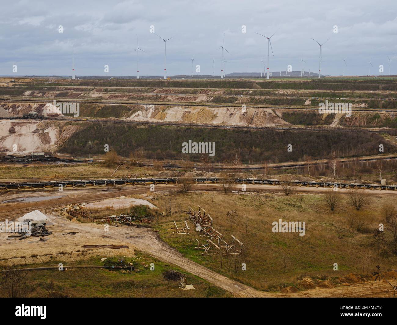 Open lignite mine in Germany Stock Photo - Alamy