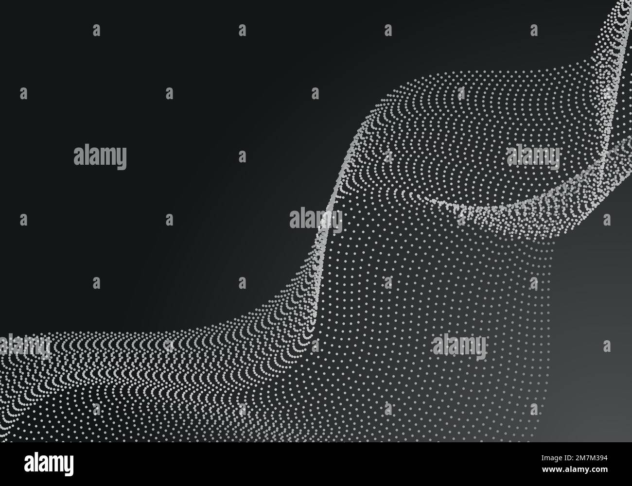 Abstract dots background poster with dynamic. technology network Vector ...