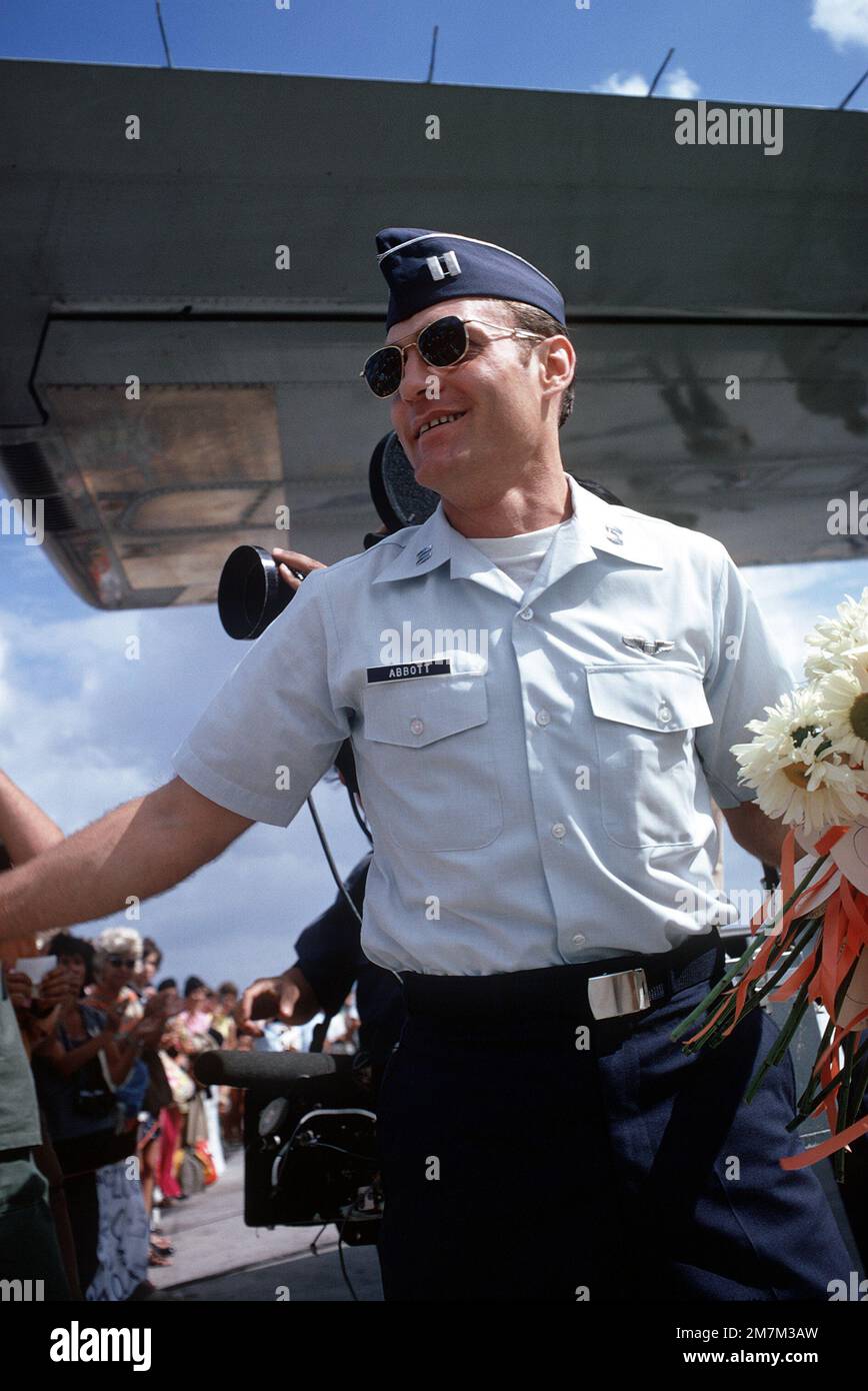 Ex-POW and U.S. Air Force CPT Robert Archie Abbott (Captured 30 Apr 67 ...