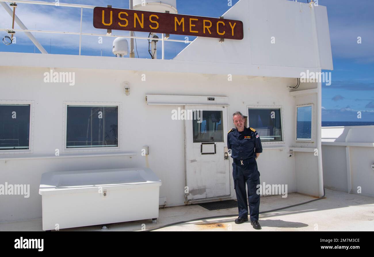 PACIFIC OCEAN (May 10, 2022) – Capt. Charles Maynard of the Royal Navy ...