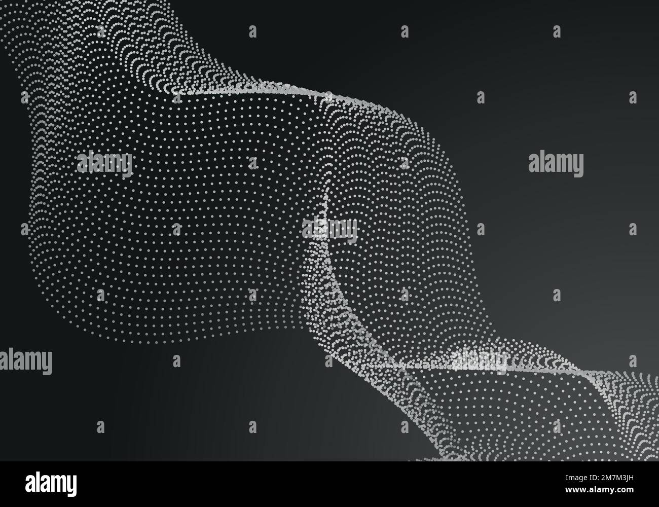 Abstract dots background poster with dynamic. technology network Vector ...