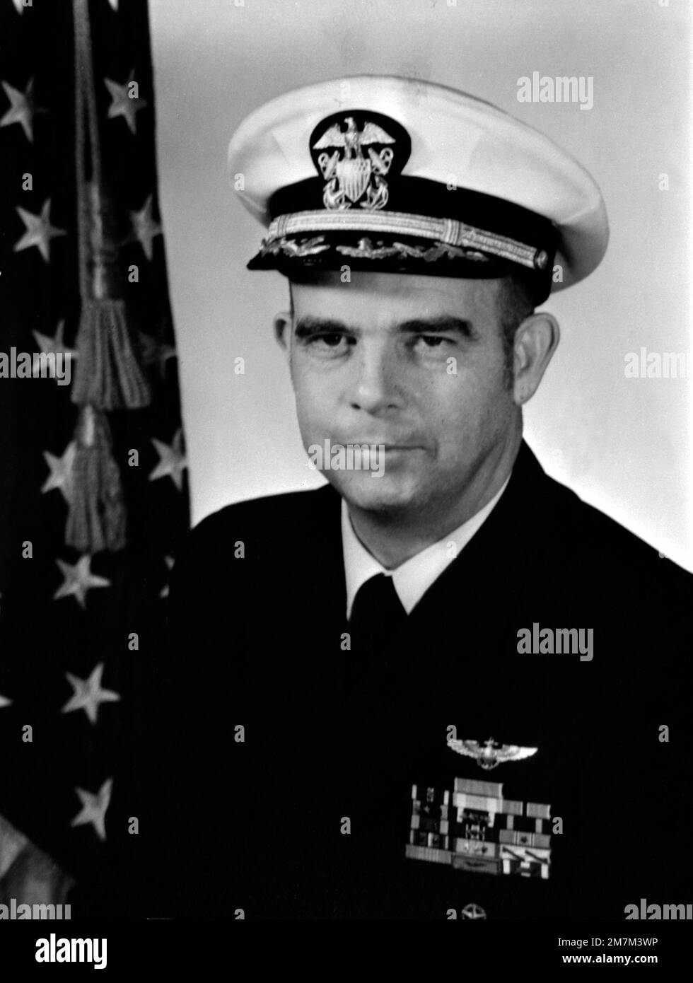 CAPT. John L. Nicholson Jr., USN (covered) CO, USS RANGER (CV-61), 1974 ...