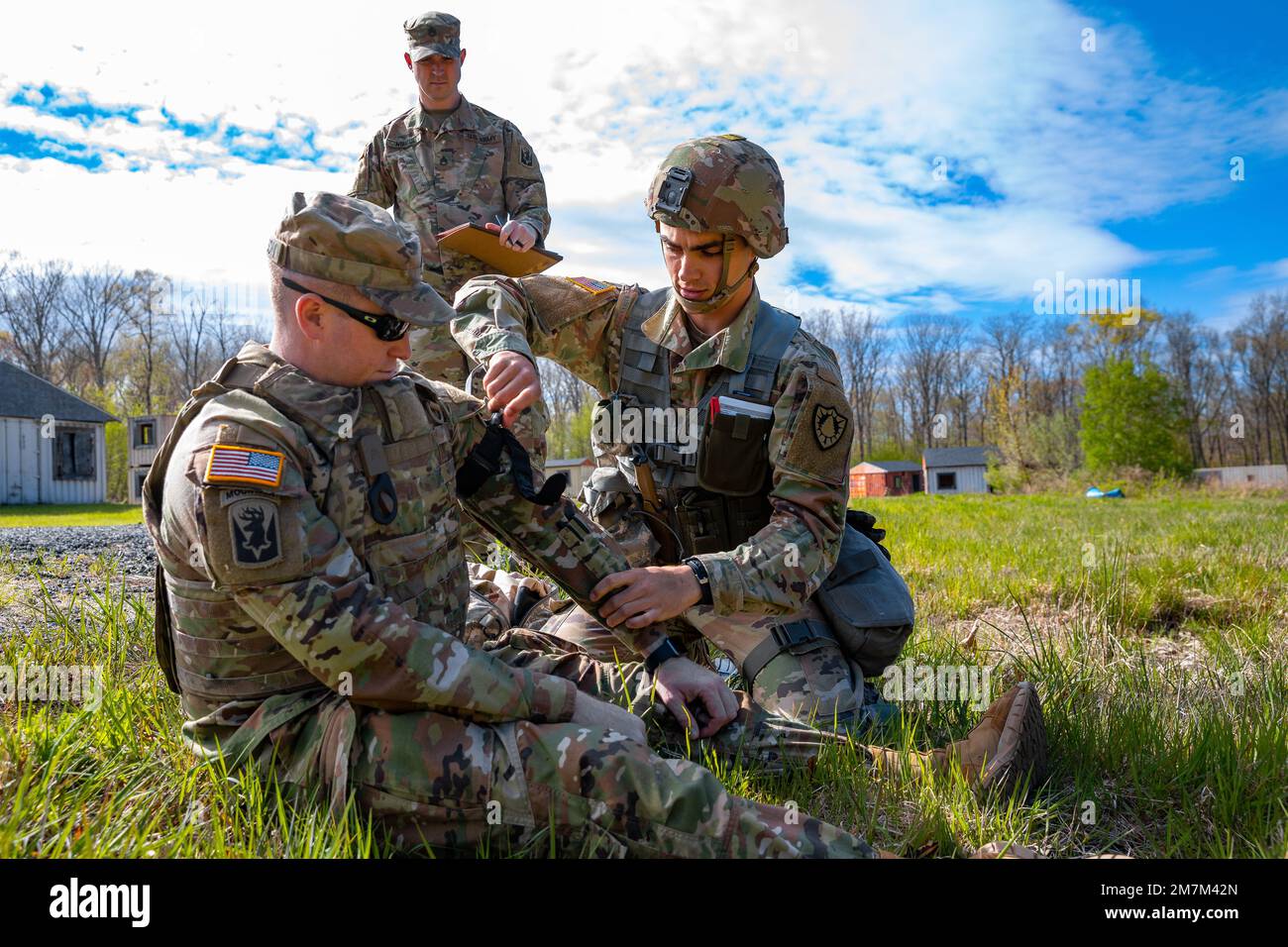 U.S. Army Sgt. Jordon Robbins, a horizontal construction engineer ...