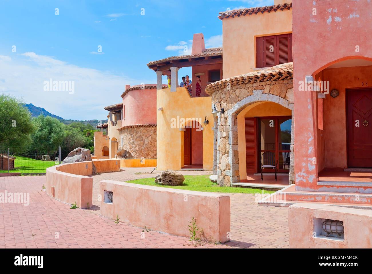 Traditional sardinian architecture in Porto Rotondo, Sardinia Island ...