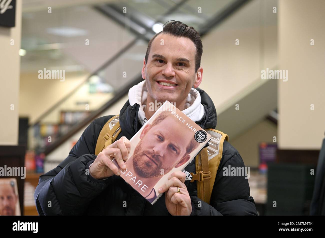 New York, USA. 10th Jan, 2023. Jason Chellew, from Toronto, Canada ...