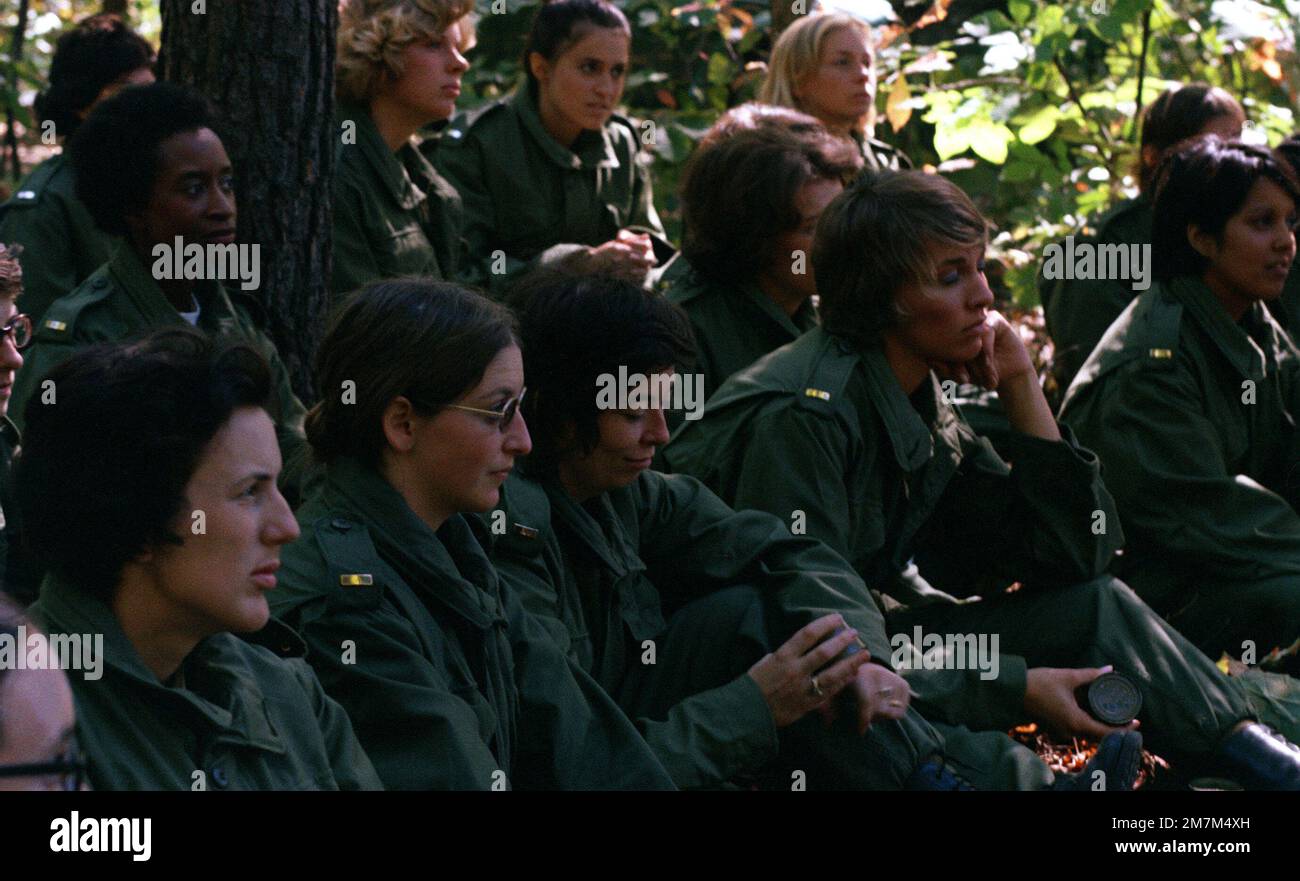 Second Lieutenants Erica Chaney, Mary Richard, Susan Cunningham ...