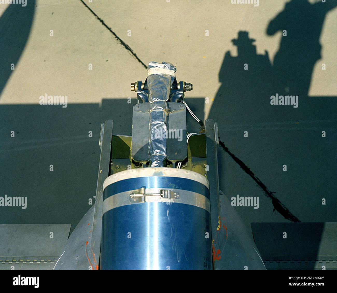 A view of the spin chute compartment on the rear of an A-10A ...