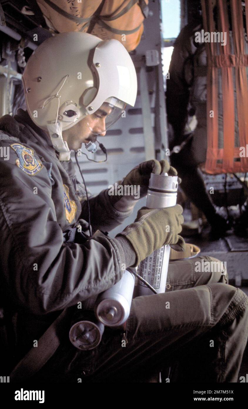 SSGT David Brandonberg of the 33rd Air Rescue Squadron, Kadena Air Base ...