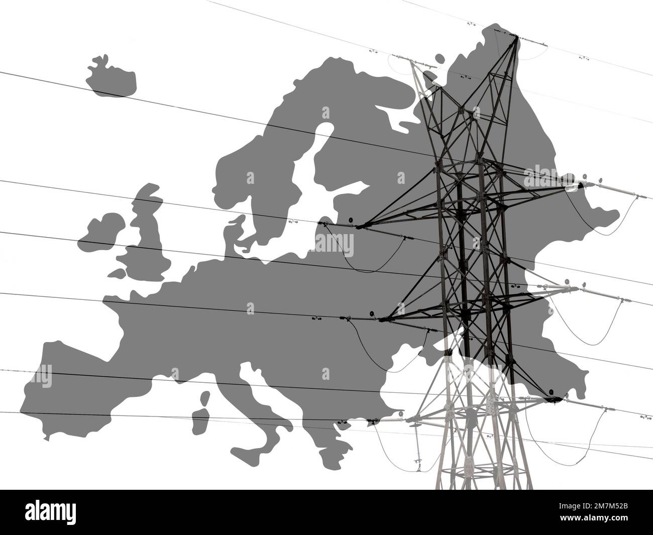High Voltage Power Lines Map